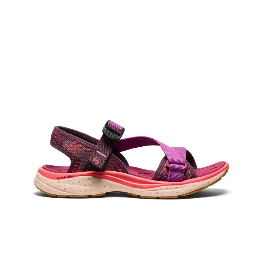 Women's Leiki Open-Toe Sandal - Purple/Green – Keen Footwear UK